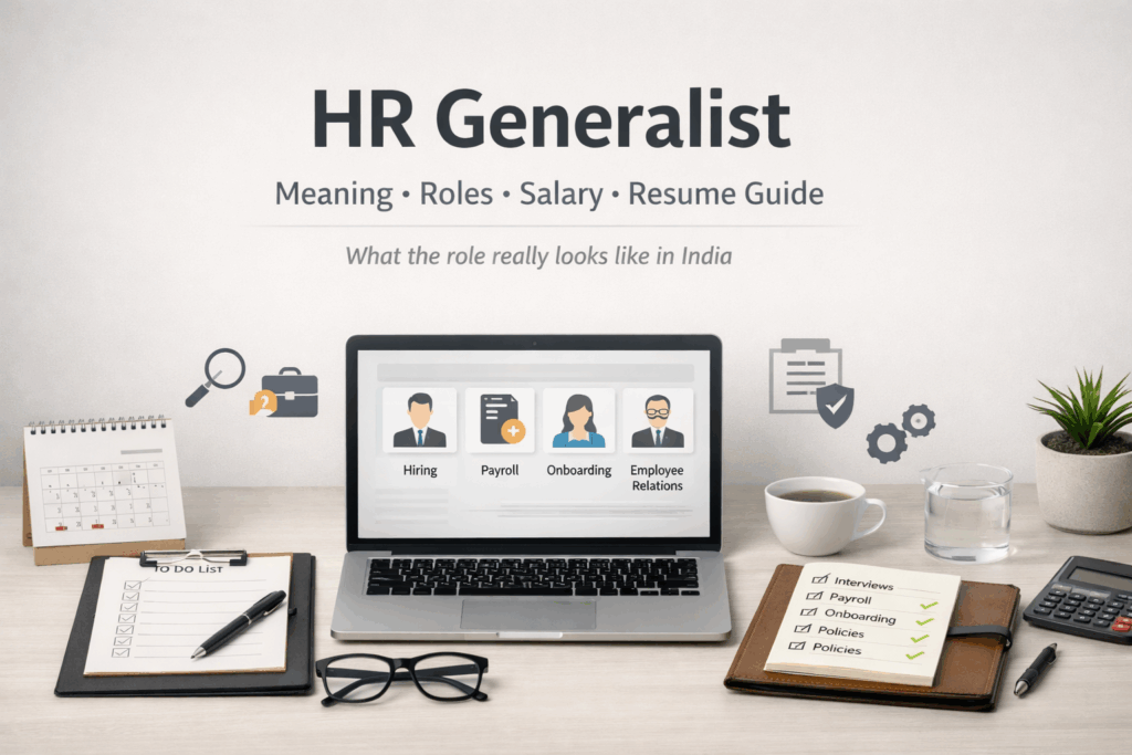 HR Generalist Meaning, JD, Salary & Resume Guide